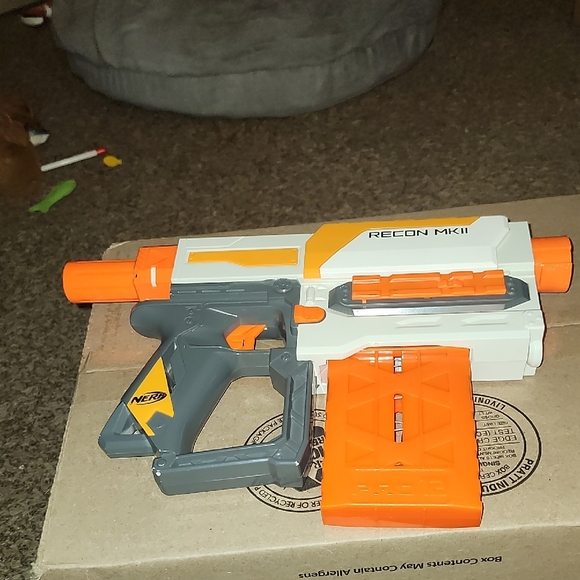 Nerf | Toys | Nerf Recon Mkii Blaster Orange And Gray | Poshmark